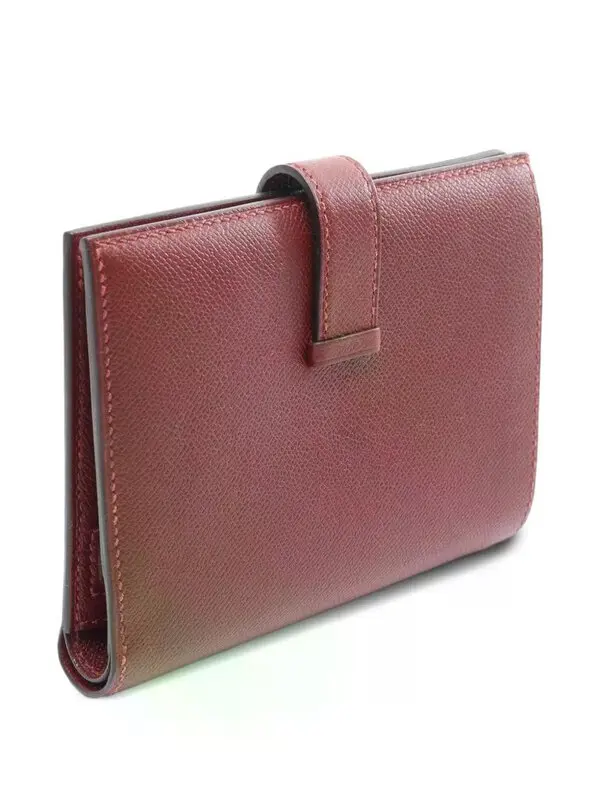 Hermès Bearn Bi-fold Wallet - Red
