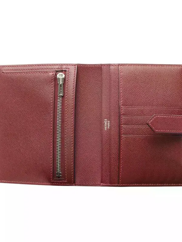 Hermès Bearn Bi-fold Wallet - Red