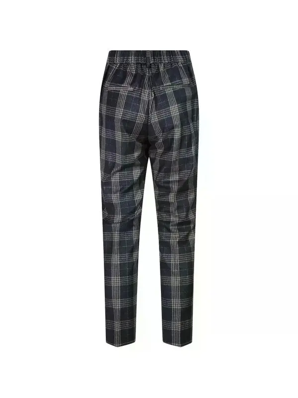 Peserico Check-pattern Tapered Trousers