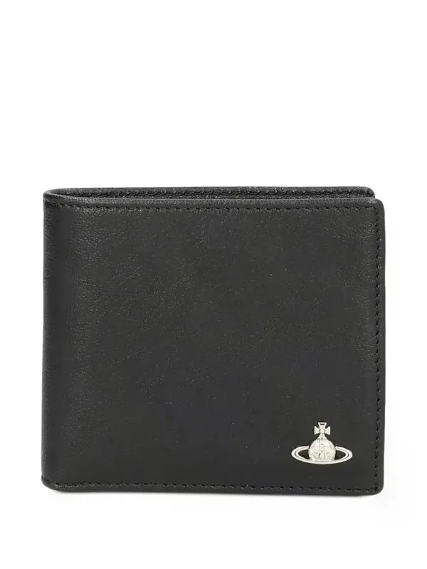 VIVIENNE WESTWOOD Orb Plaque Billfold Wallet - Black
