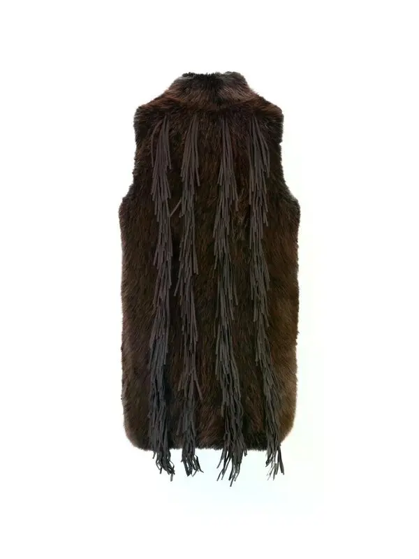 UNCOMMON Fringed Sleeveless Coat