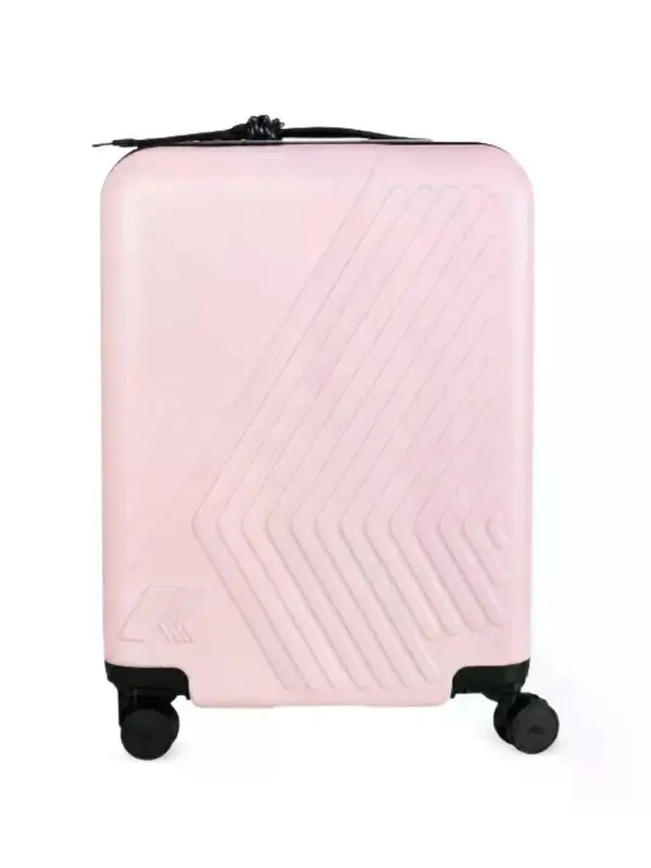 K-WAY Eudoxie Logo-embossed Luggage - Pink