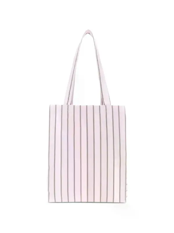 A.p.c. Striped Logo-print Tote Bag