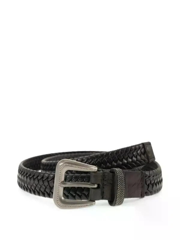 Brunello Cucinelli Braided Leather Belt