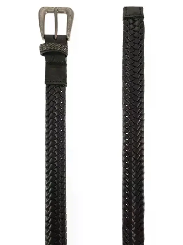 Brunello Cucinelli Braided Leather Belt