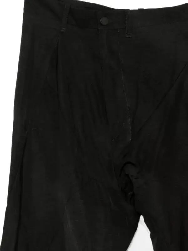 LEON EMANUEL BLANCK Panelled Raw-edge Trousers
