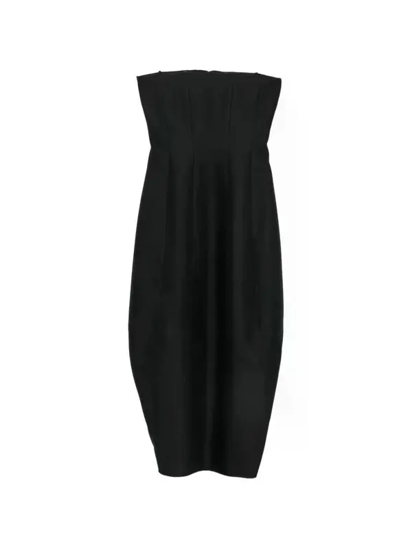 Khaite Stela Strapless Maxi Dress