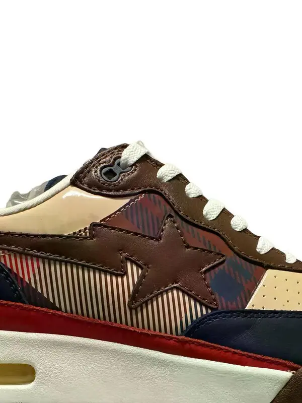 A BATHING APE Road Sta Panelled Sneakers - Brown