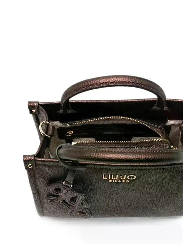 Liu Jo Logo-plaque Pebbled Tote Bag
