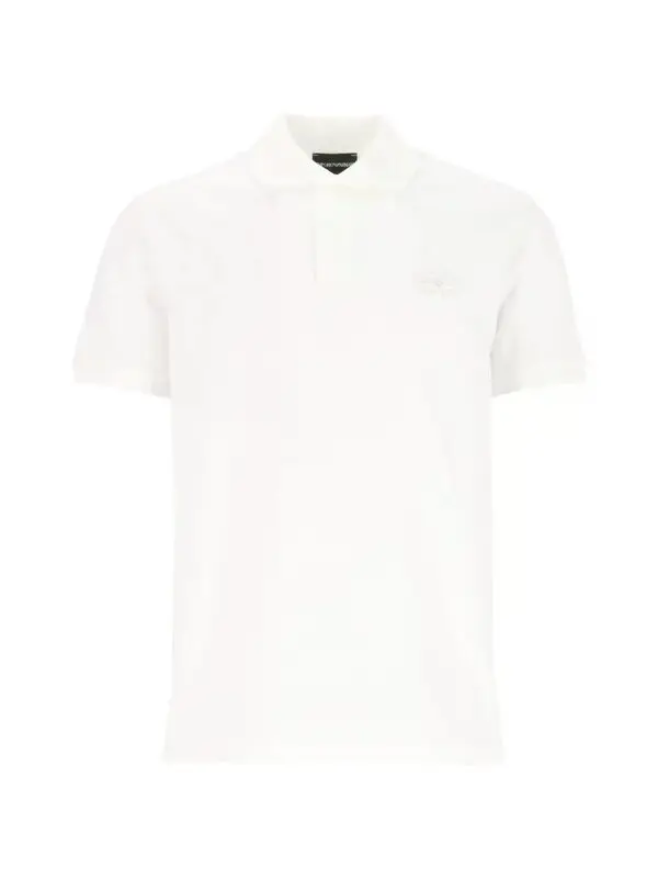 Emporio Armani Logo-embroidered Polo Shirt