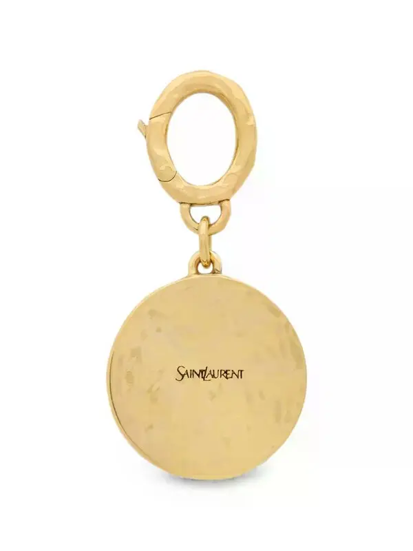 Saint Laurent Cassandre Charm In Enamel And Metal