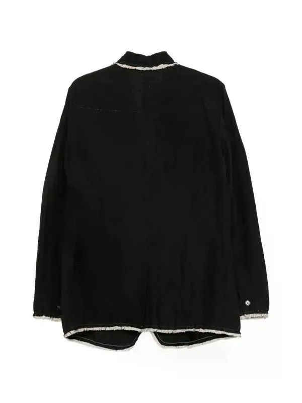 POST ARCHIVE FACTION Raw-edge Notched-lapel Jacket