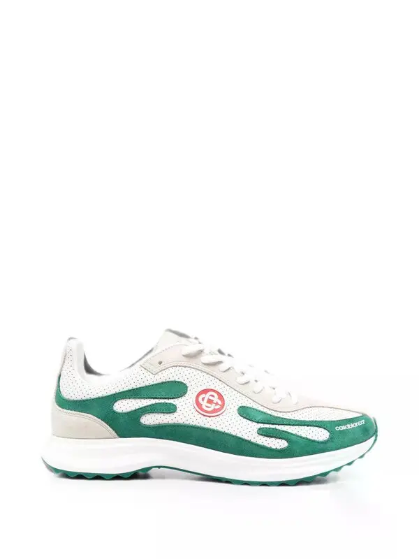 Casablanca Stade Lt Perforated Leather Sneakers