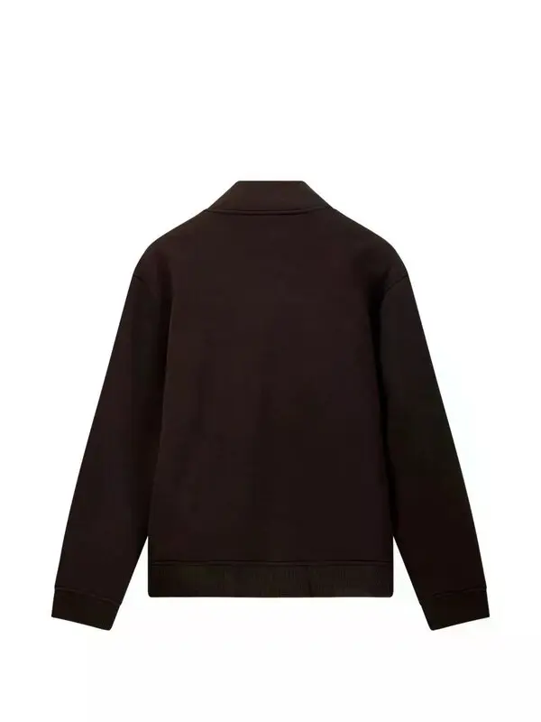 Emporio Armani Logo-plaque Zip-up Sweatshirt
