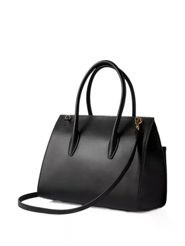 Furla Greta Leather Tote Bag - Black