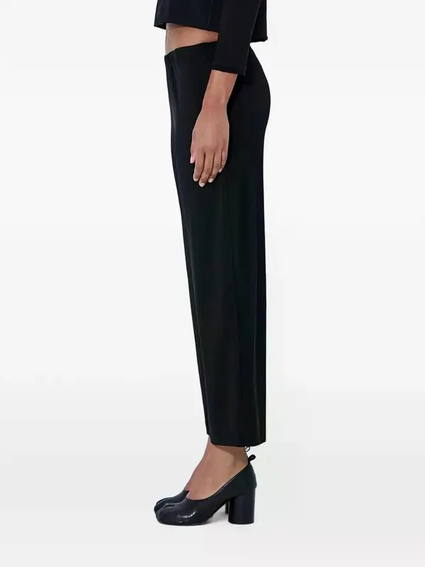 Issey Miyake Elasticated-waist Straight-leg Trousers