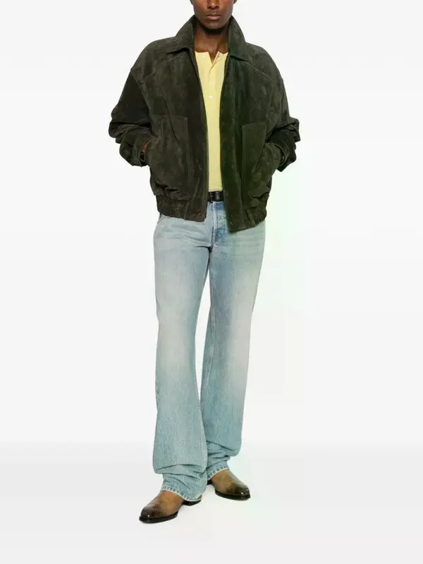 Saint Laurent Suede Bomber Jacket