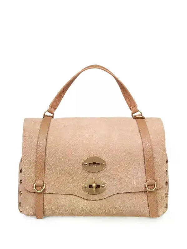 ZANELLATO Postina Re Jones Nabuck-leather Tote Bag - Neutrals