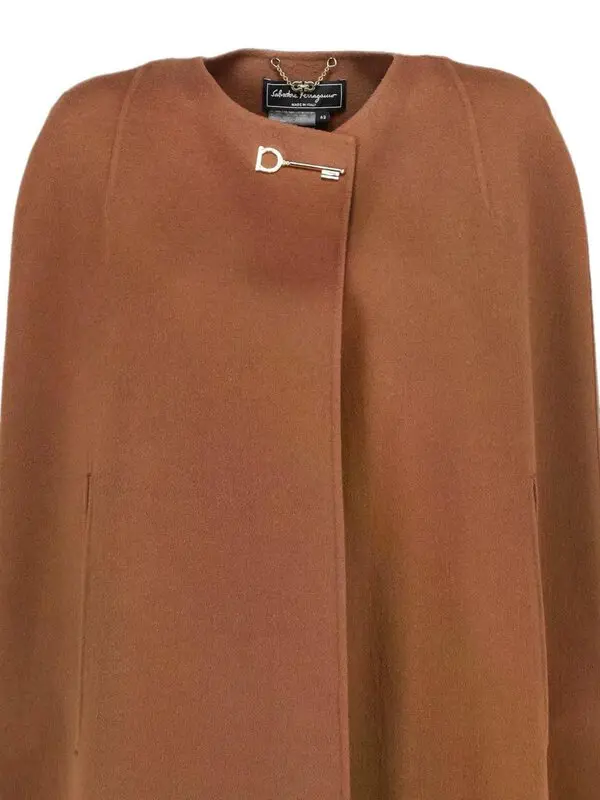 FERRAGAMO Gancini Key Cape Coat