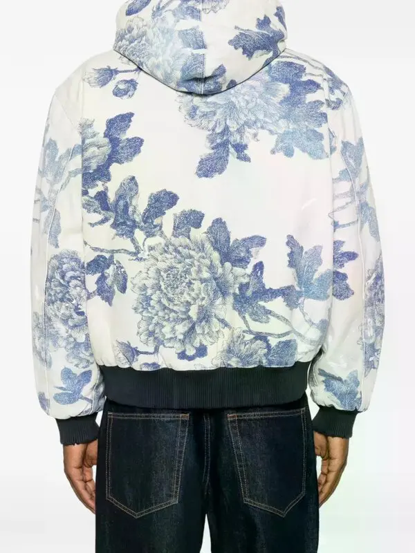 R13 Floral-print Hooded Jacket