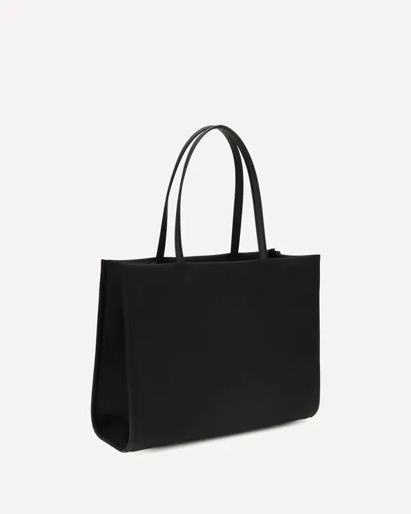 Tory Burch Small Ella Recycled Nylon Tote Bag - Black