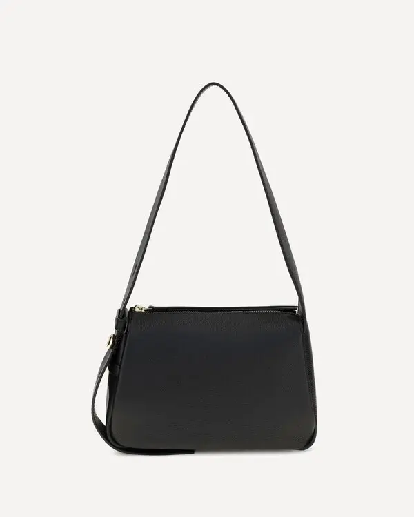 Tory Burch Small Romy Pebbled Leather Shoulder Bag