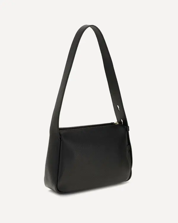 Tory Burch Small Romy Pebbled Leather Shoulder Bag