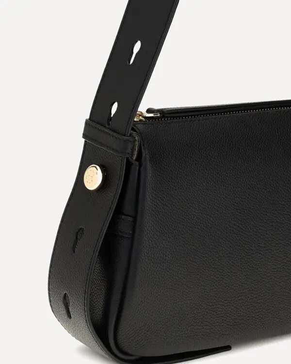 Tory Burch Small Romy Pebbled Leather Shoulder Bag