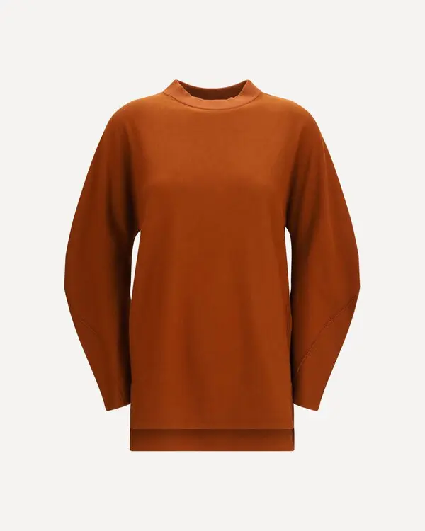 Loro Piana Balloon-leeve Top