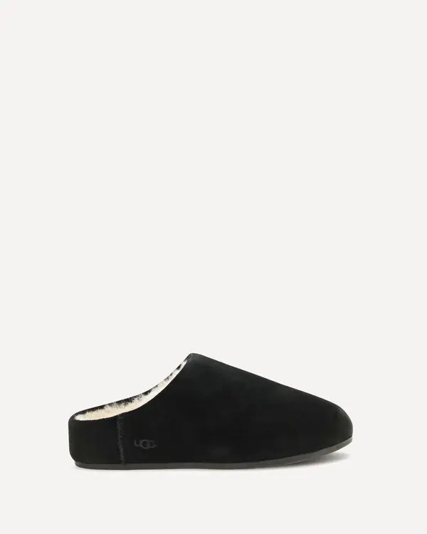 UGG Elea Suede Slip-on Mules - Black