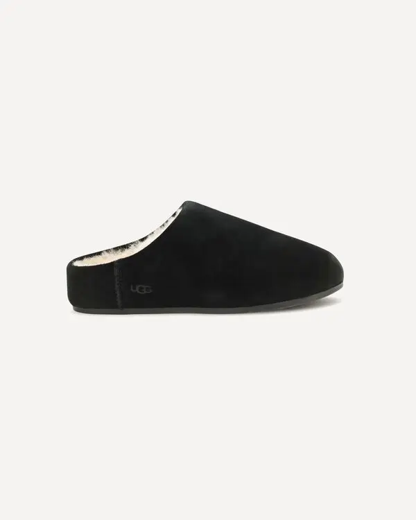 UGG Elea Suede Slip-on Mules - Black