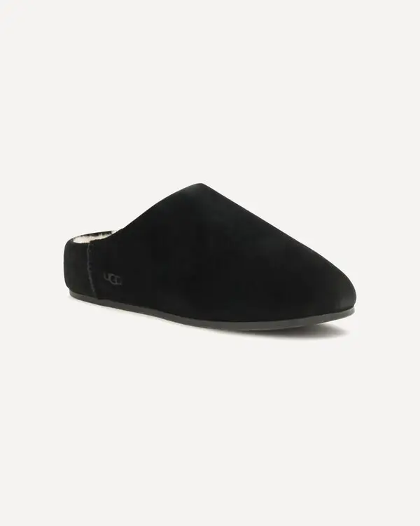 UGG Elea Suede Slip-on Mules - Black