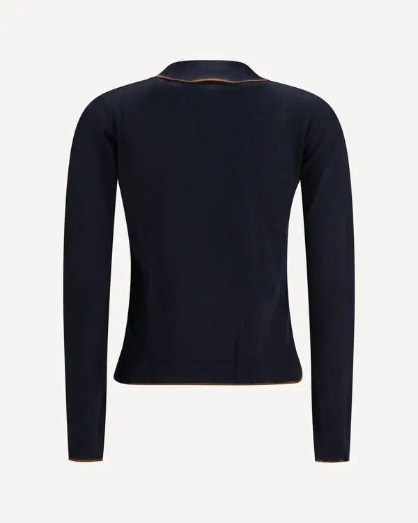 Max Mara Silk And Wool Cardigan - Blue