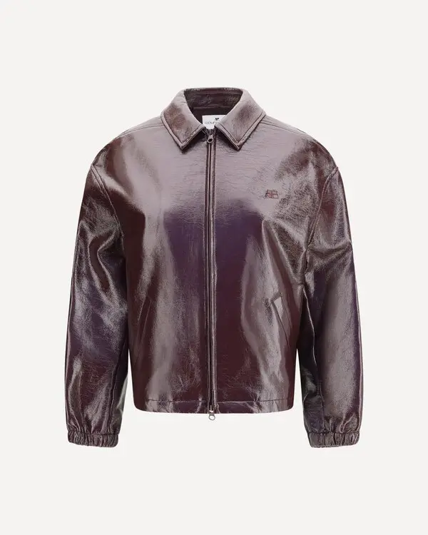 COURREGES Vinyl Bomber Jacket