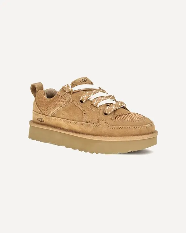 UGG Lo Lowmel Suede And Mesh Sneakers