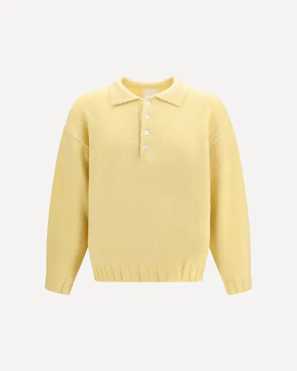 FOUND Long Sleeve Polo Sweater