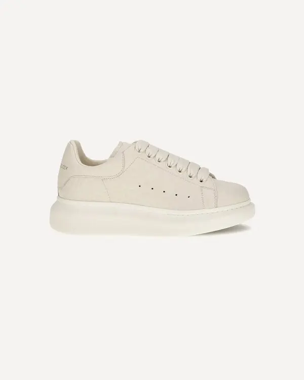 Alexander McQueen Oversized Pebbled Leather Sneakers