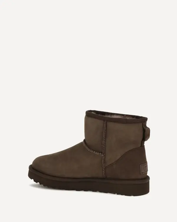 UGG Classic Mini Ii Sheepskin Ankle Boots - Brown