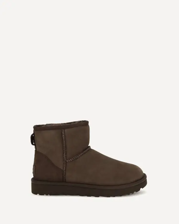 UGG Classic Mini Ii Sheepskin Ankle Boots - Brown
