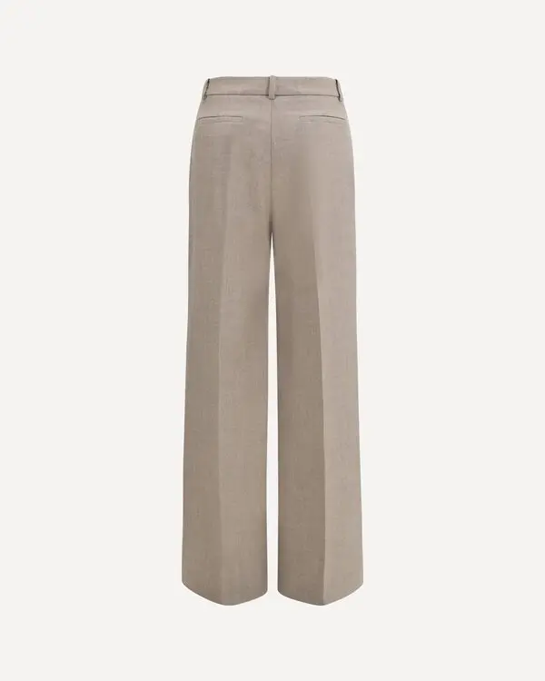 P.a.r.o.s.h Virgin Wool Palazzo Pants - Grey