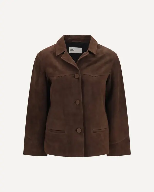 Tory Burch Suede Leather Jacket