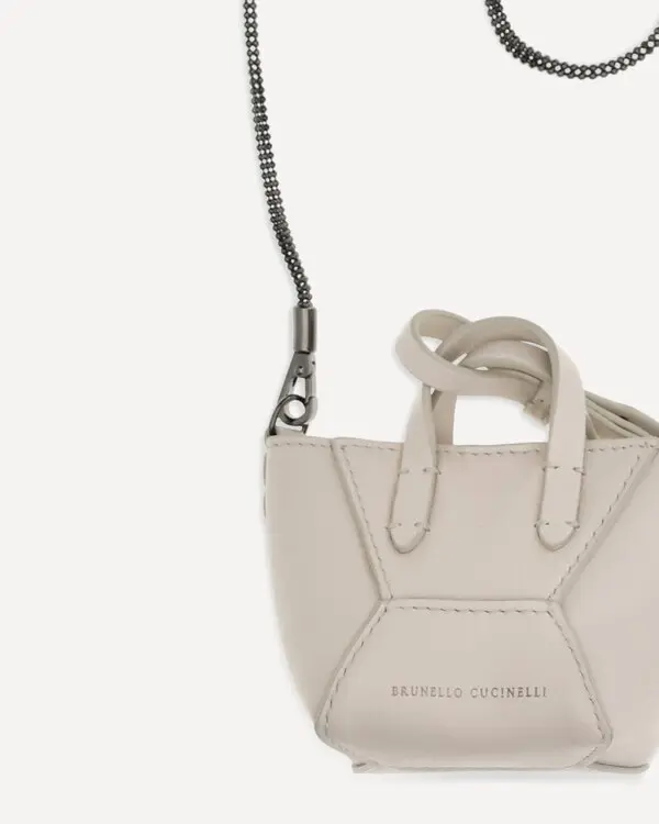 Brunello Cucinelli Mini Leather Shoulder Bag