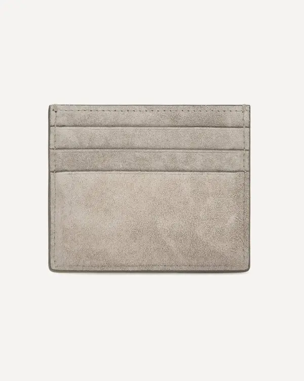 Brunello Cucinelli Suede Card Holder