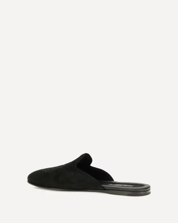 Dolce & Gabbana Calfskin Leather Mules