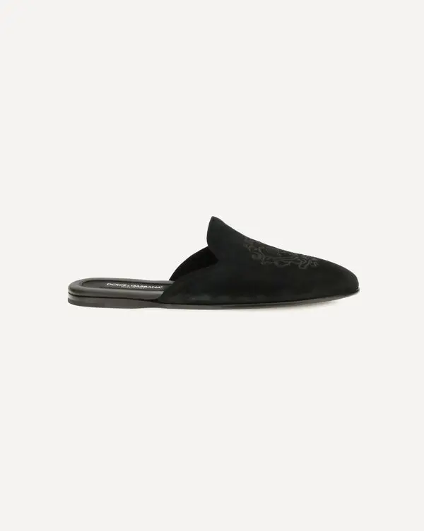 Dolce & Gabbana Calfskin Leather Mules
