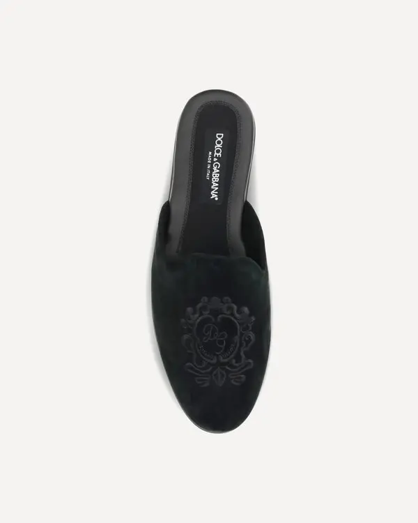 Dolce & Gabbana Calfskin Leather Mules