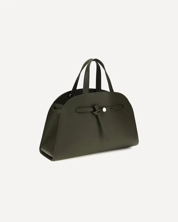 Tory Burch Romy Calf Leather Top Handle Bag