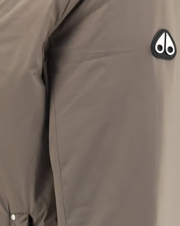 Moose Knuckles Hooded Down Jacket - Beige