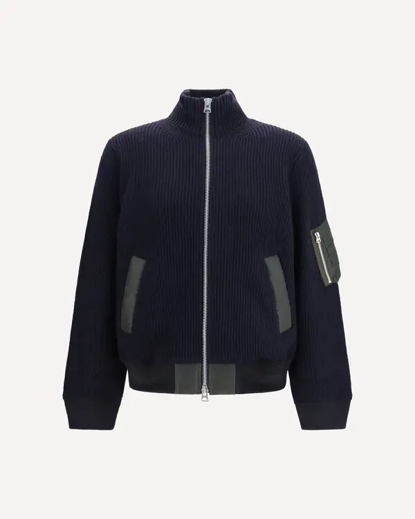 Sacai Ribbed Sweater