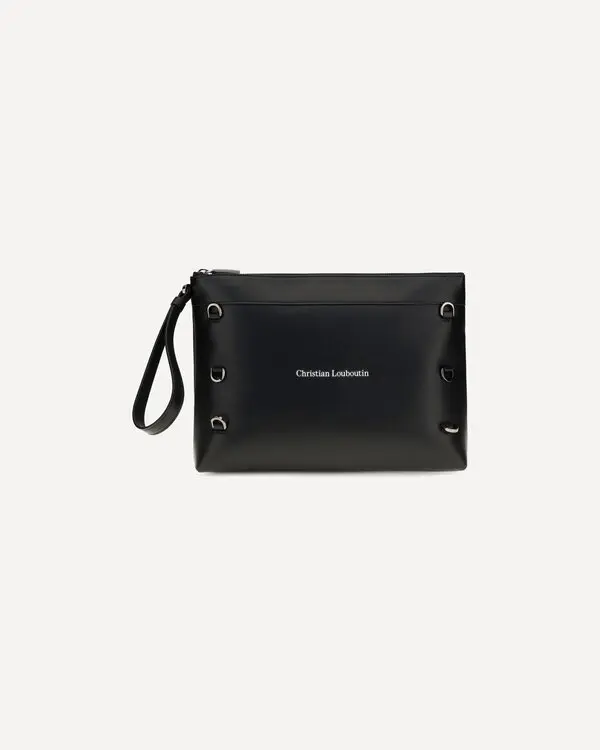 CHRISTIAN LOUBOUTIN Kosmica Leather Clutch